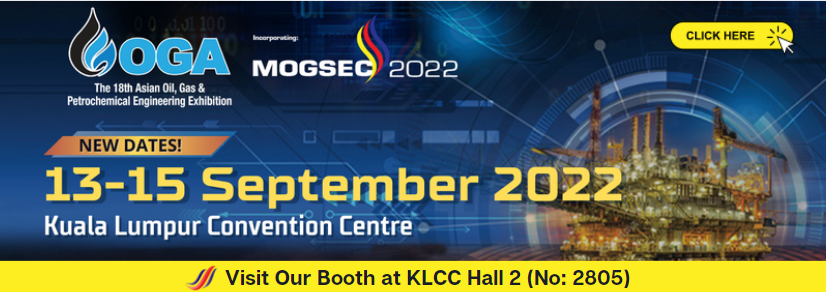 Check out our Booth at OGA 2022 (13-15 Sep) - Saliran